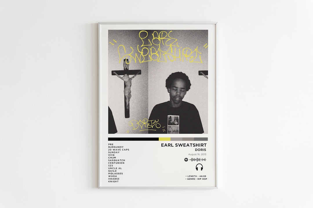 Earl Sweatshirt Doris Album Poster / Album Cover Poster / - Etsy