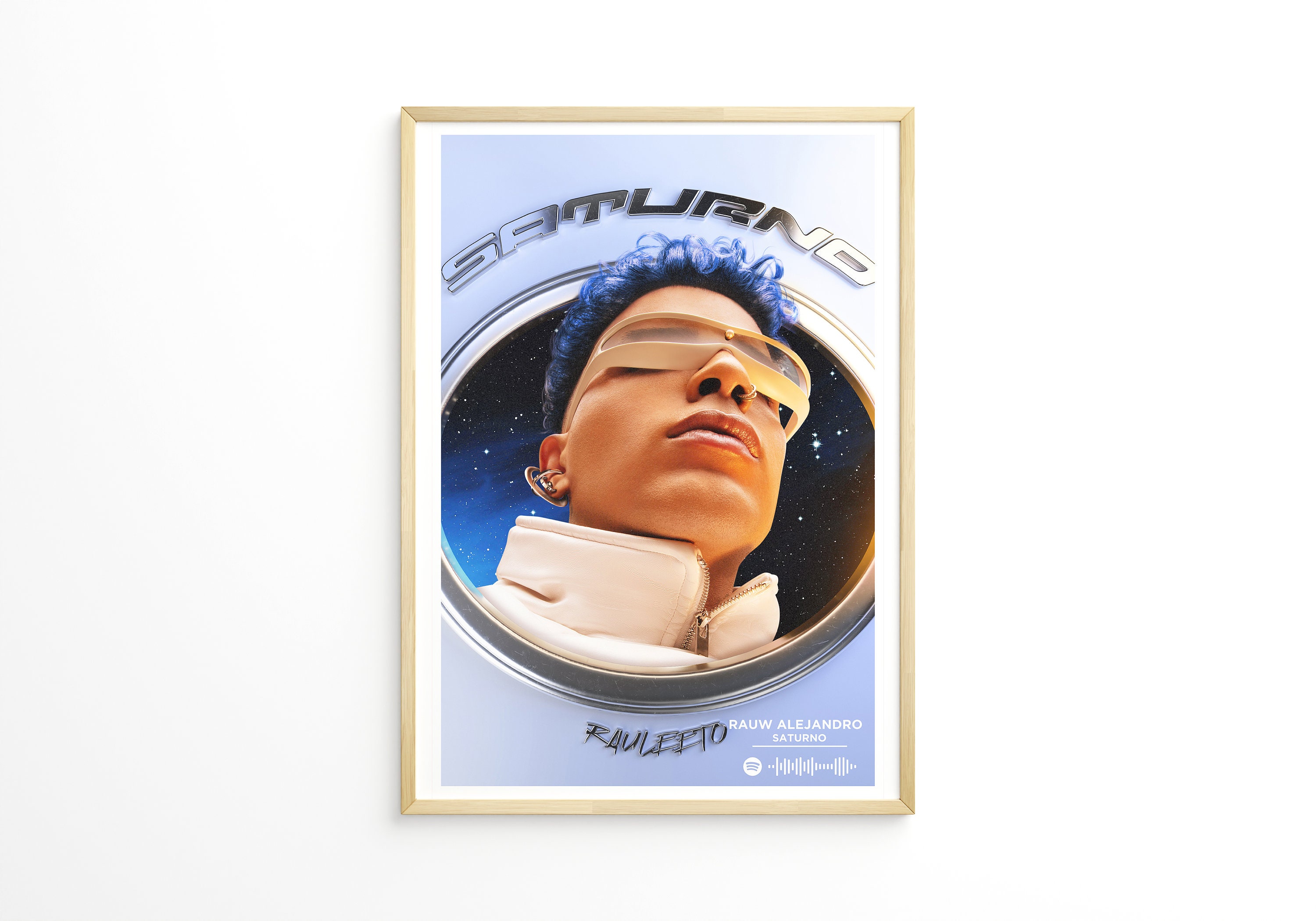 Rauw Alejandro - Saturno Album Poster / Album Cover Poster