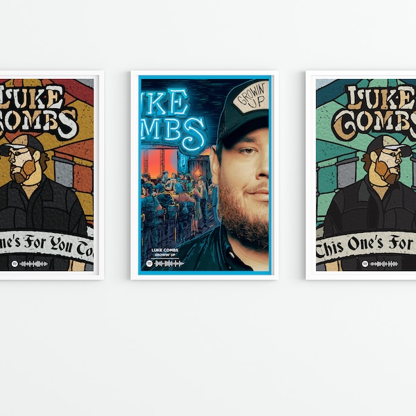 Luke Combs Album Cover - Etsy