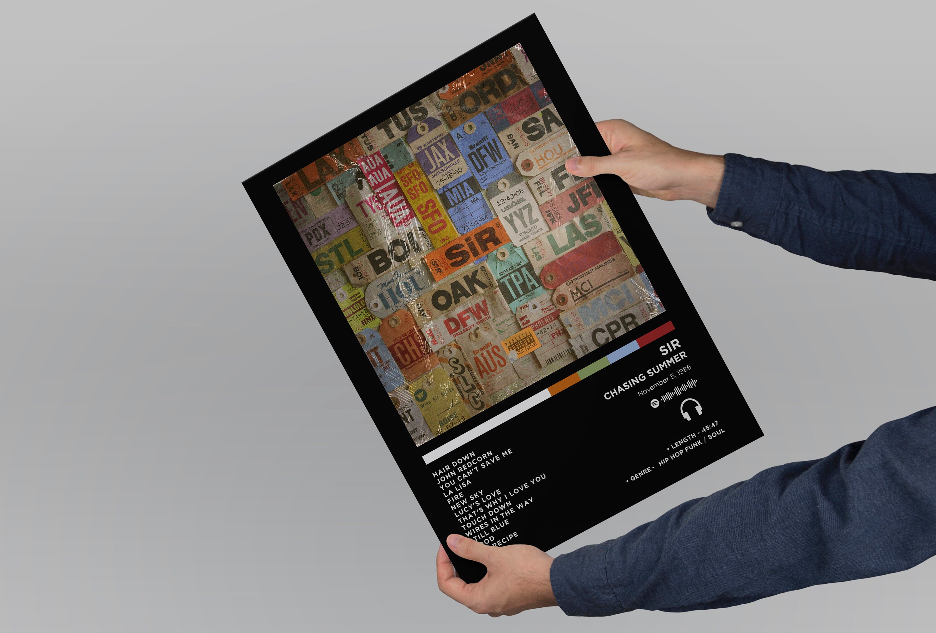 Sir - Chasing Summer Album Poster sold by Xenophobic Jay Uzbek | SKU ...