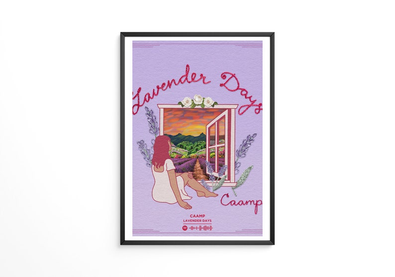 Caamp Lavender Days Album Poster Album Cover Poster Etsy