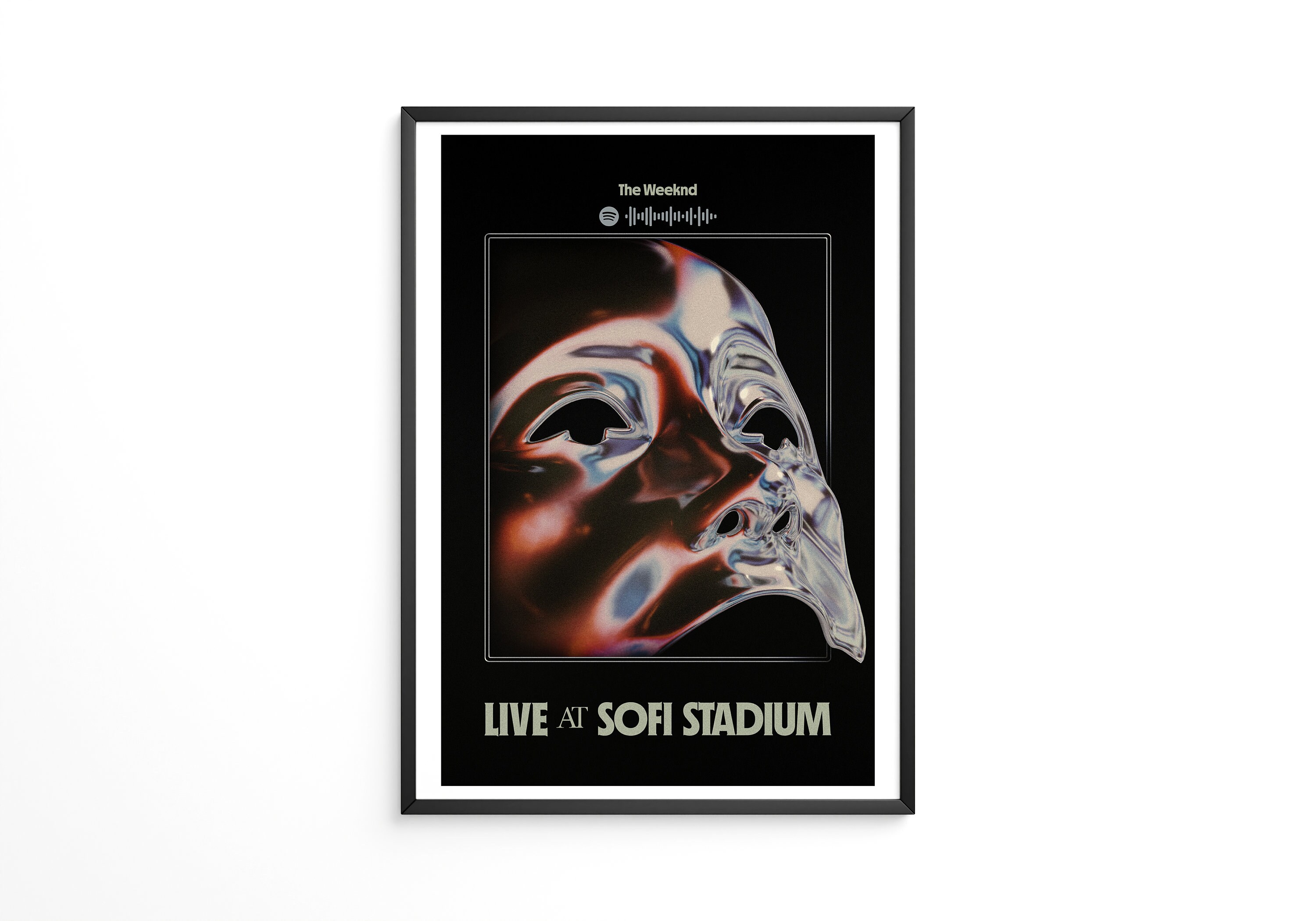 Weeknds - Live At Sofi Stadium Album Poster / Album Cover Poster ...