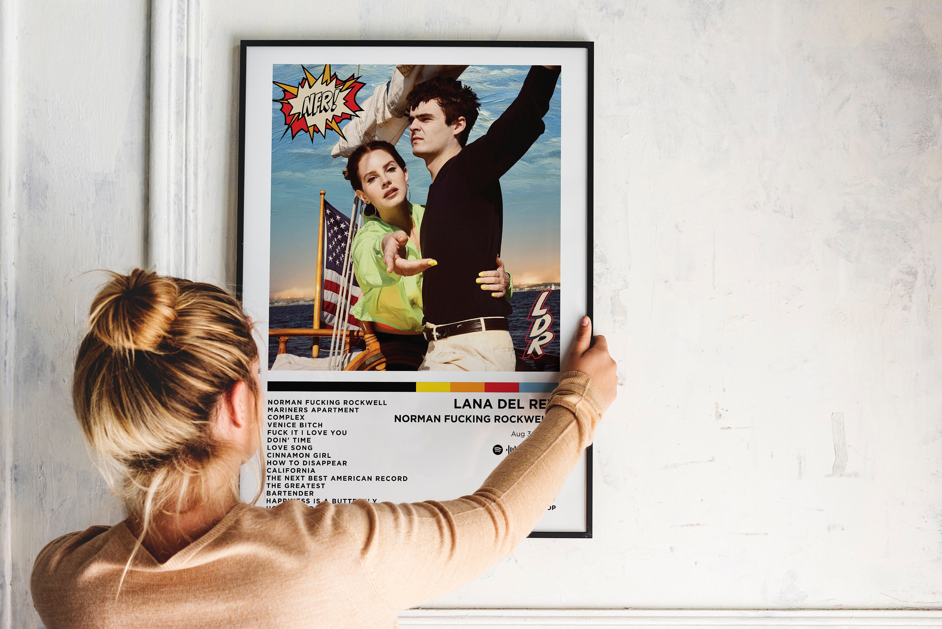 Lana Del Rey - Norman F.cking Rockwell Album Poster / Album Cover ... Lana Del Rey - Norman F.cking Rockwell Album Poster / Album Cover ...