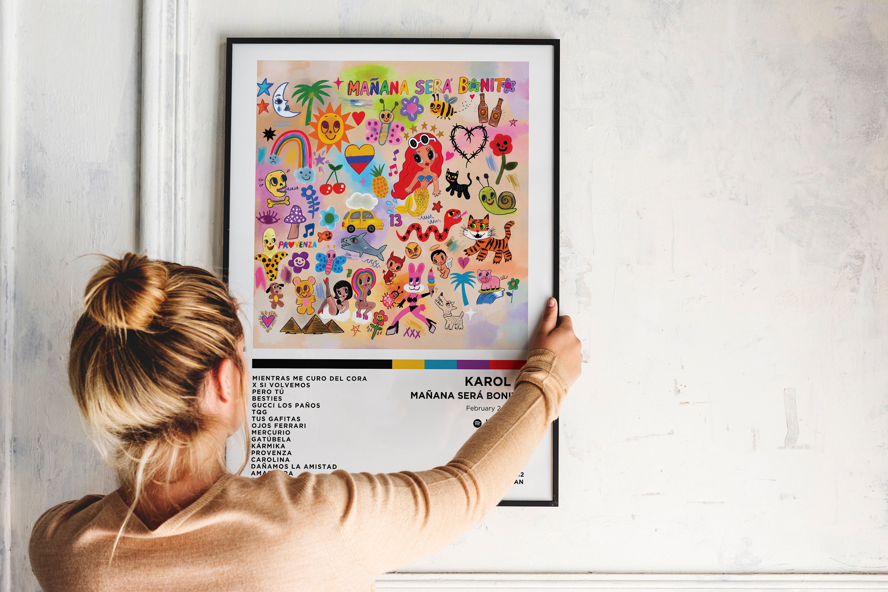 Karol G - Manana Sera Bonito Album Poster / Album Cover Poster Designed ...