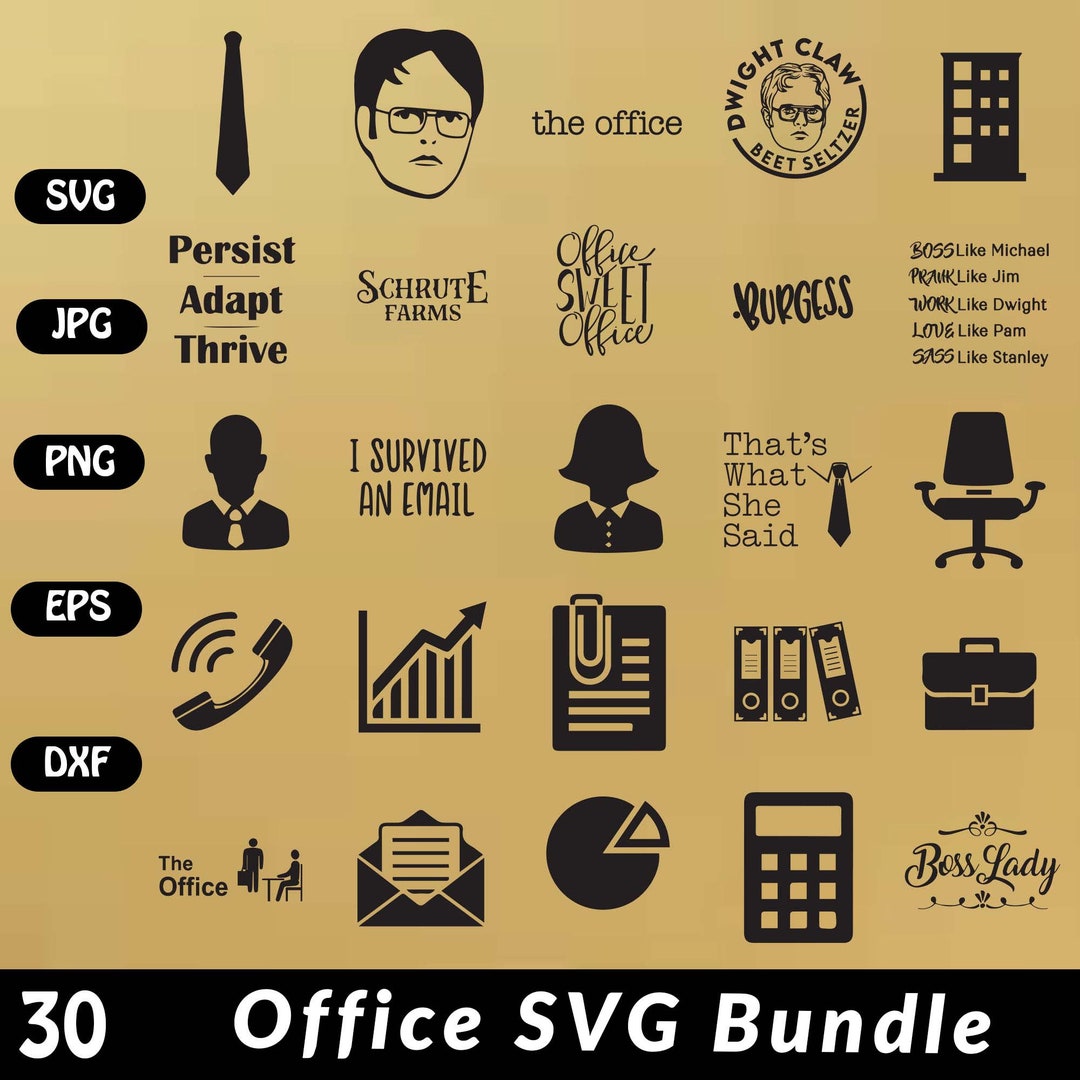 The Office SVG, the Office Svg Files for Cricut, the Office Tv Show ...