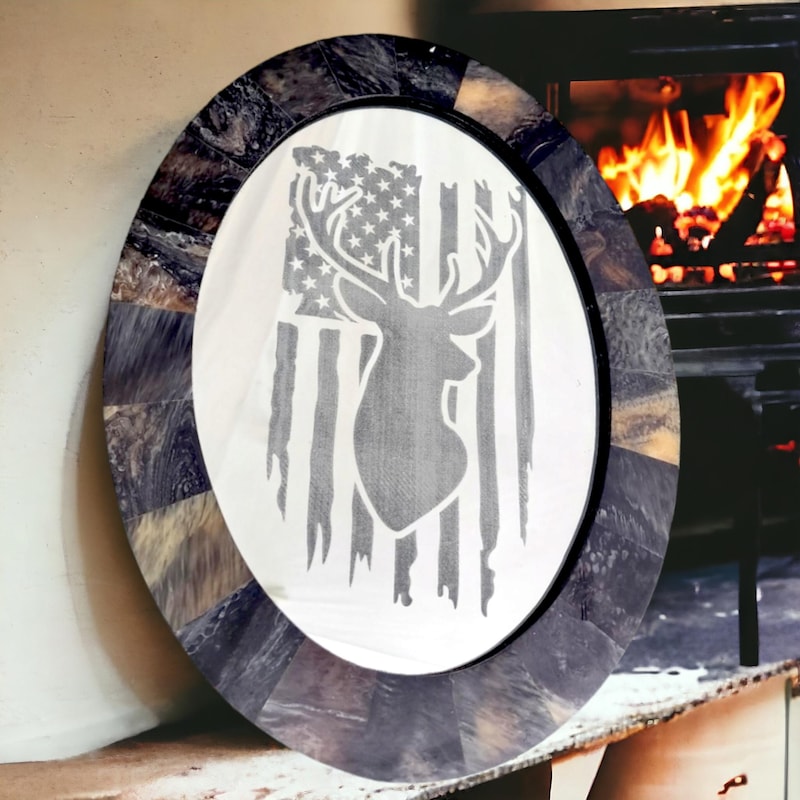 Deer Mirror - Etsy