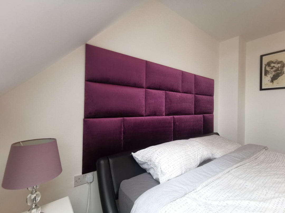 Upholstered Wall Panels / Headboard - Luxury - UK, 105 X 210 Cm (12 ...