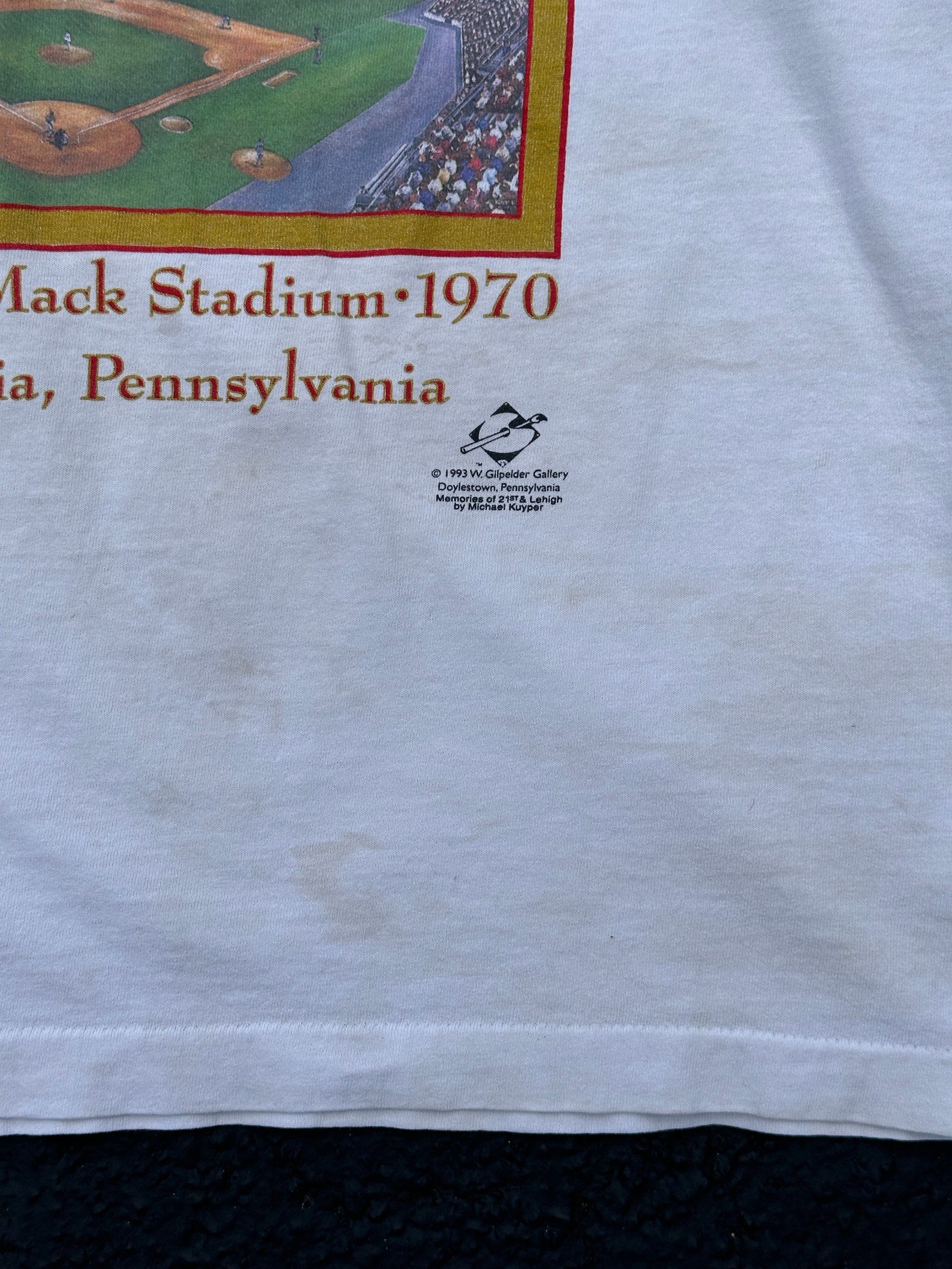 Large Vintage 90s Connie Mack Phillies Stadium Philadelphia Baseball ...