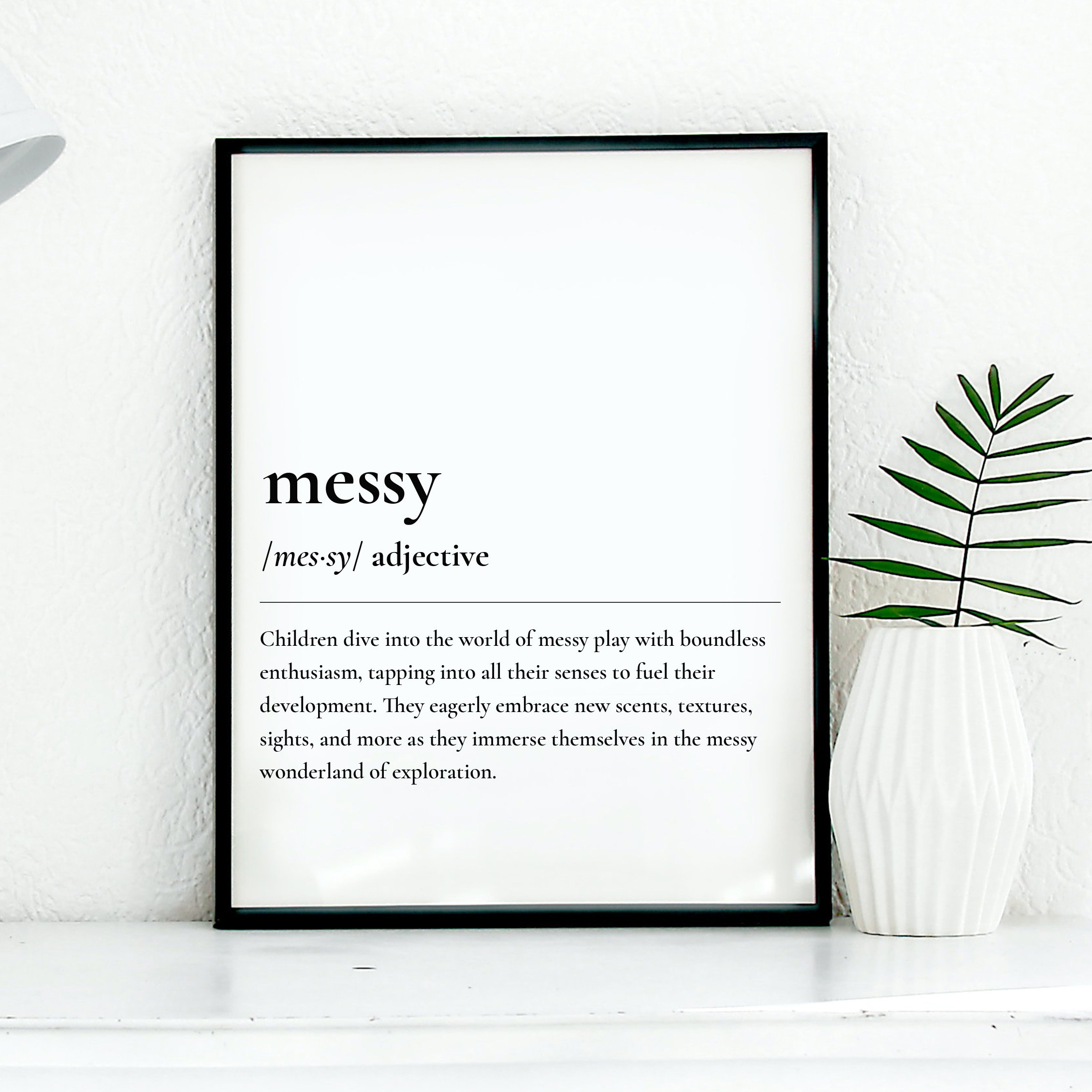 Messy Definition Print | Messy Wall Art | Definition Print | Digital ...
