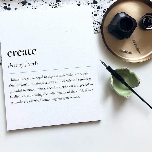 Create Art Word - Etsy