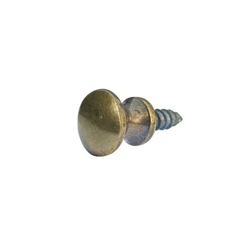 Solid Brass Shutter Knob in Antique Finish. Screw in Fixing. Available ...
