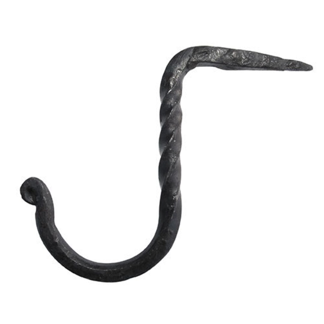 Vintage Cup / Beam Hook in Forge-blackened Handforged Steel With a ...