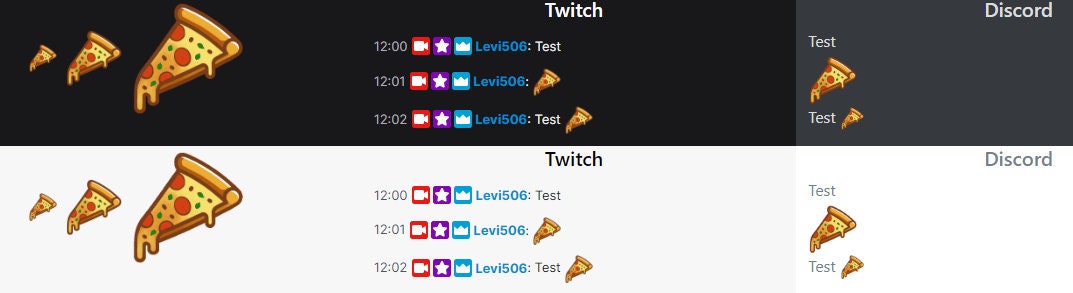 TWITCH EMOTE, Cheesy Pizza Slice Emote, Cute Foodie Pzza Cheese Drip ...