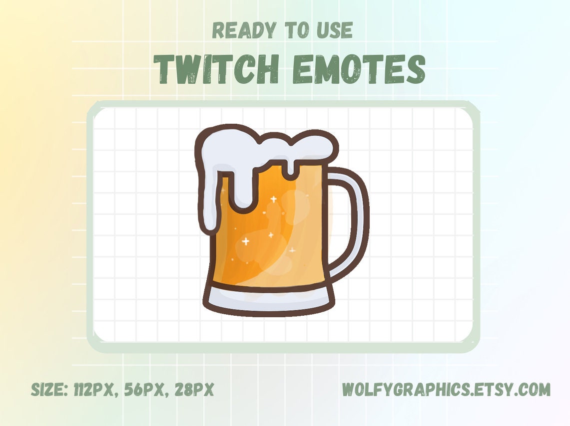 Beer Twitch Emote Emote, Drunk Pouring Refill Clink Glas Tavern Mead ...
