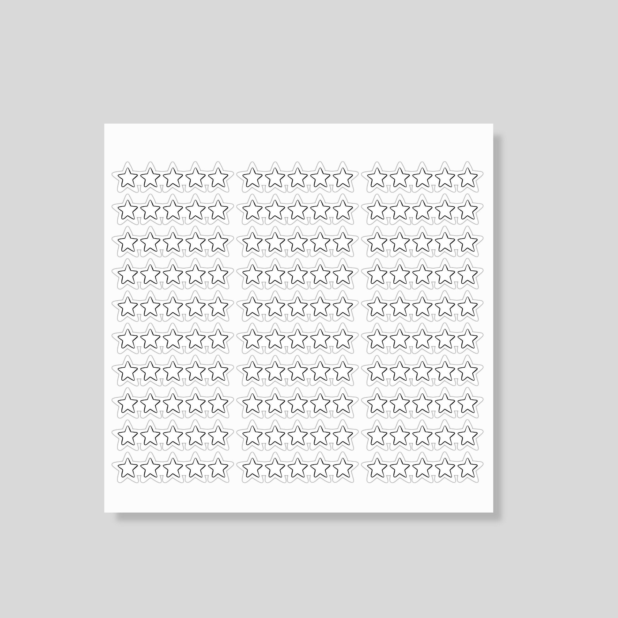 Star Rating Stickers, 5 Star Rating Stickers, Functional Planner ...