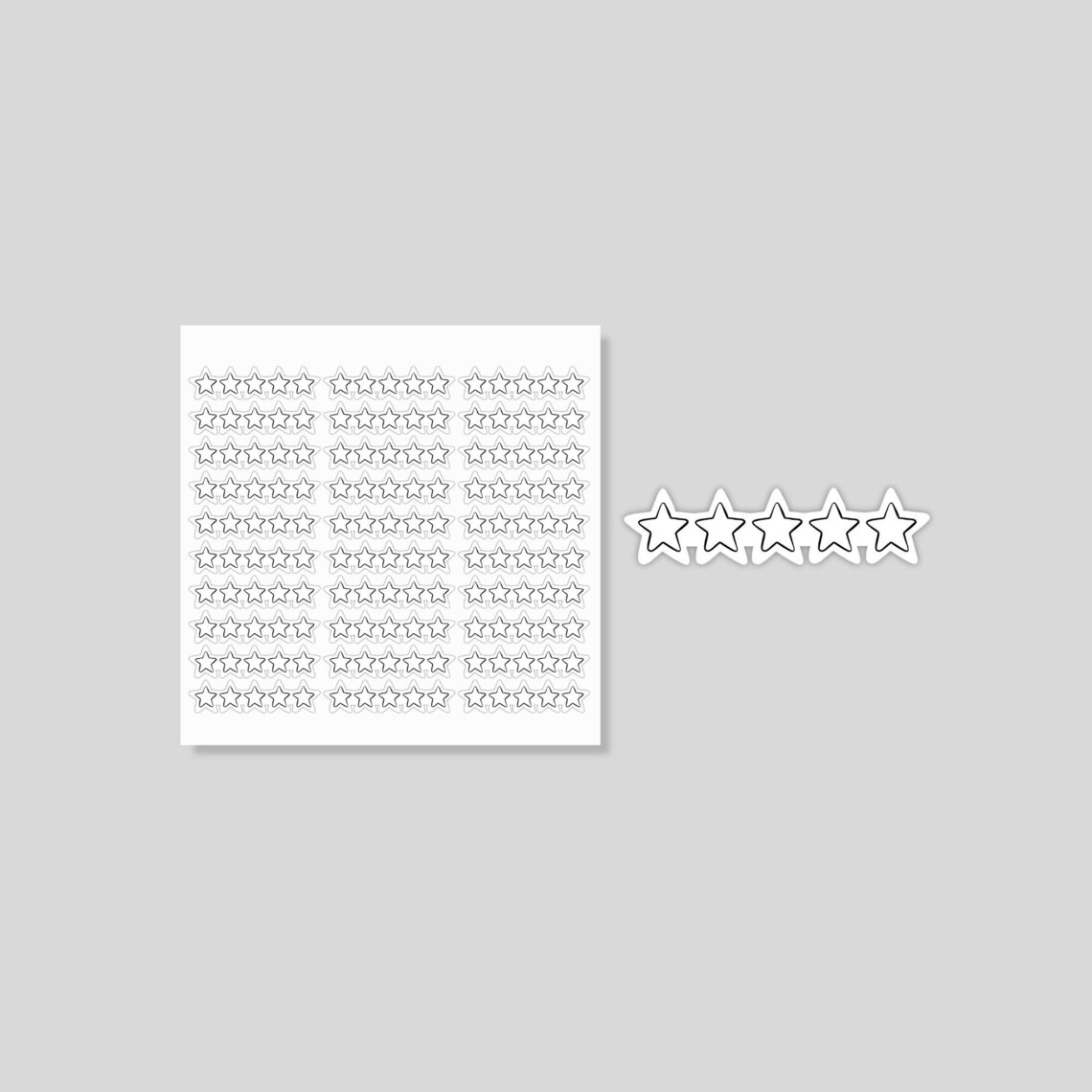 Star Rating Stickers, 5 Star Rating Stickers, Functional Planner ...