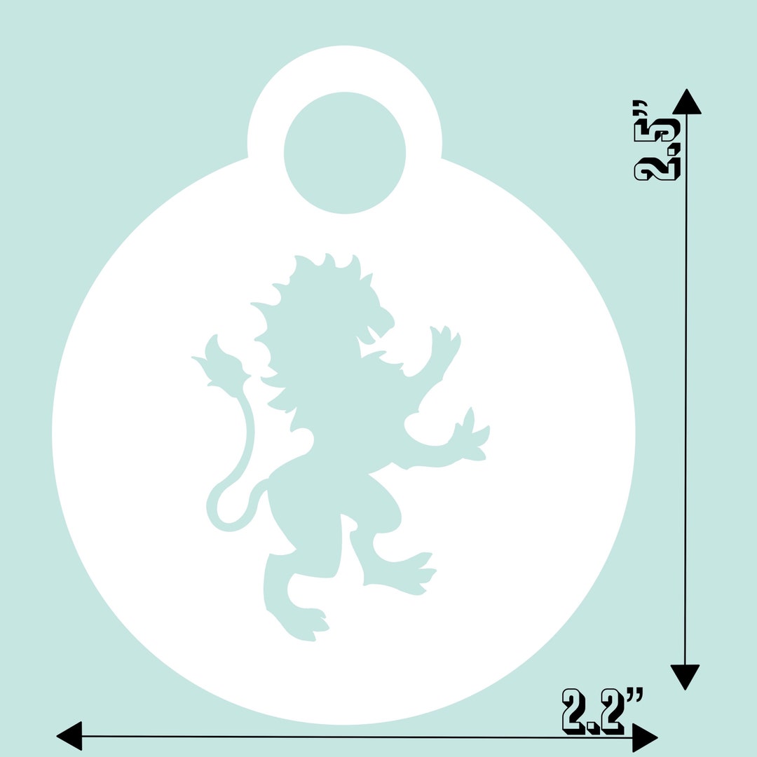 Gryffindor Inspired Stencil Perfect for Macarons, Sugar Cookies, and ...