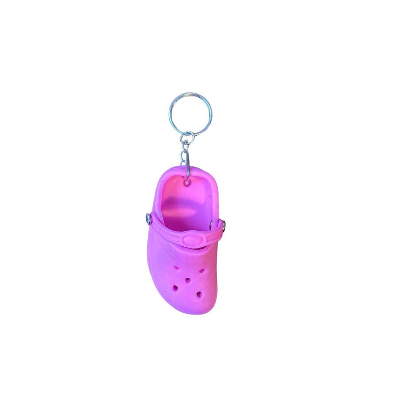Croc Keychain / Keyring - Funny Novelty Miniature Multi Colour Croc ...