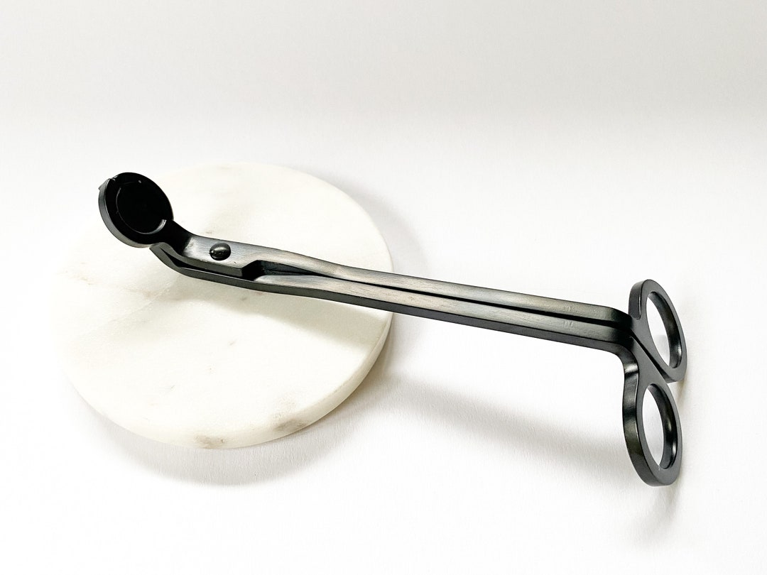 Candle Wick Scissors Black Stainless Steel Wick Trimmer Candle Care ...