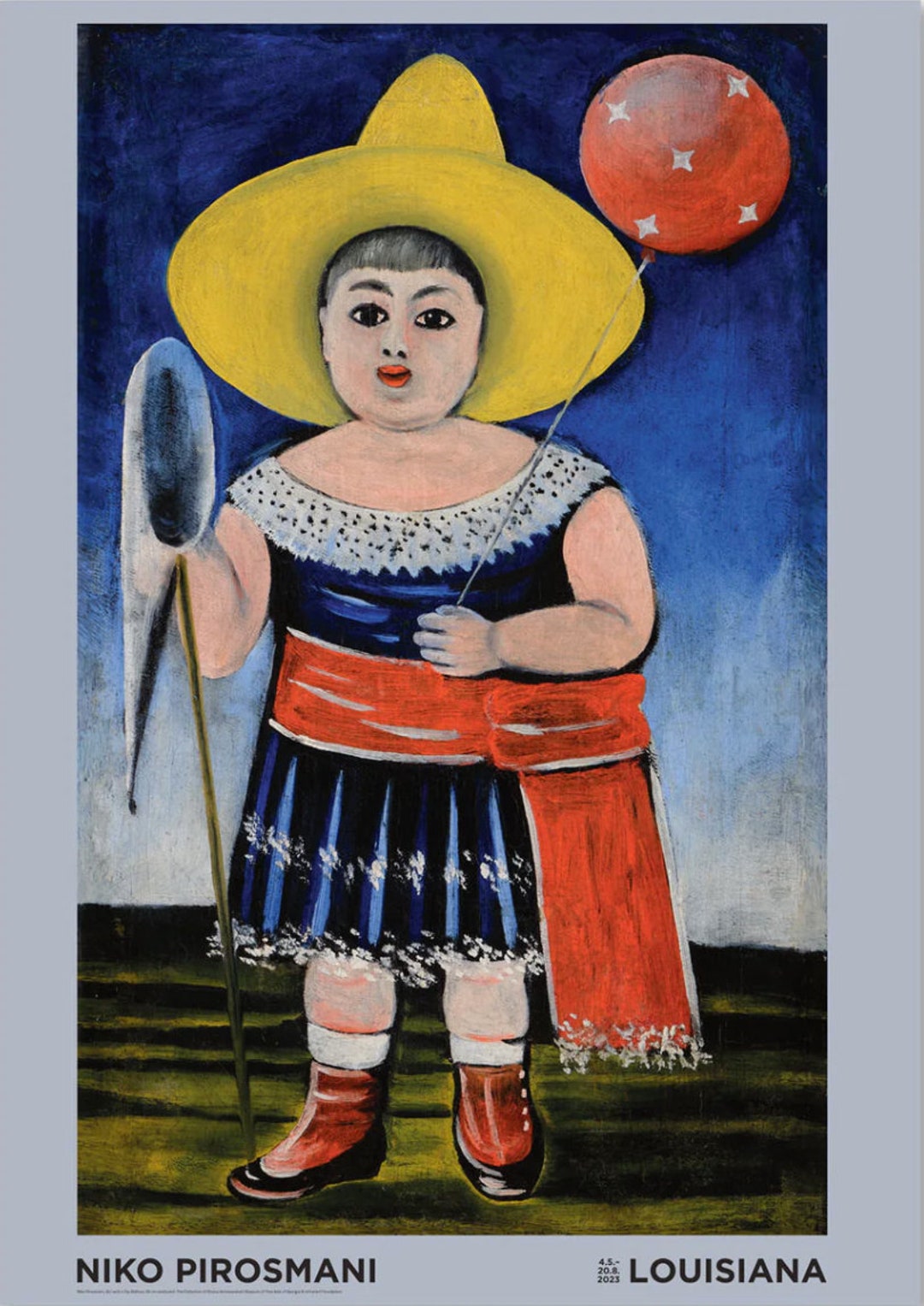 Niko Pirosmani, Girl With a Toy Balloon, 1862-1918 - Original ...