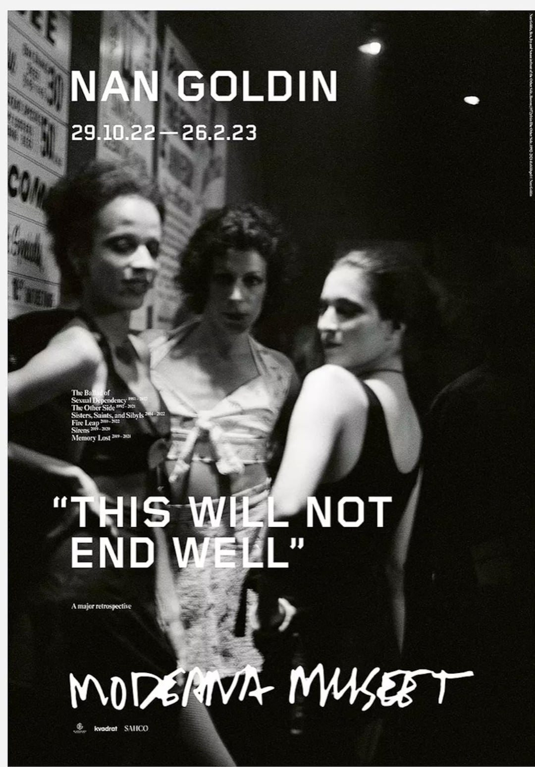 Nan Goldin, This Will Not End Well - Original Exhibition Poster - Etsy