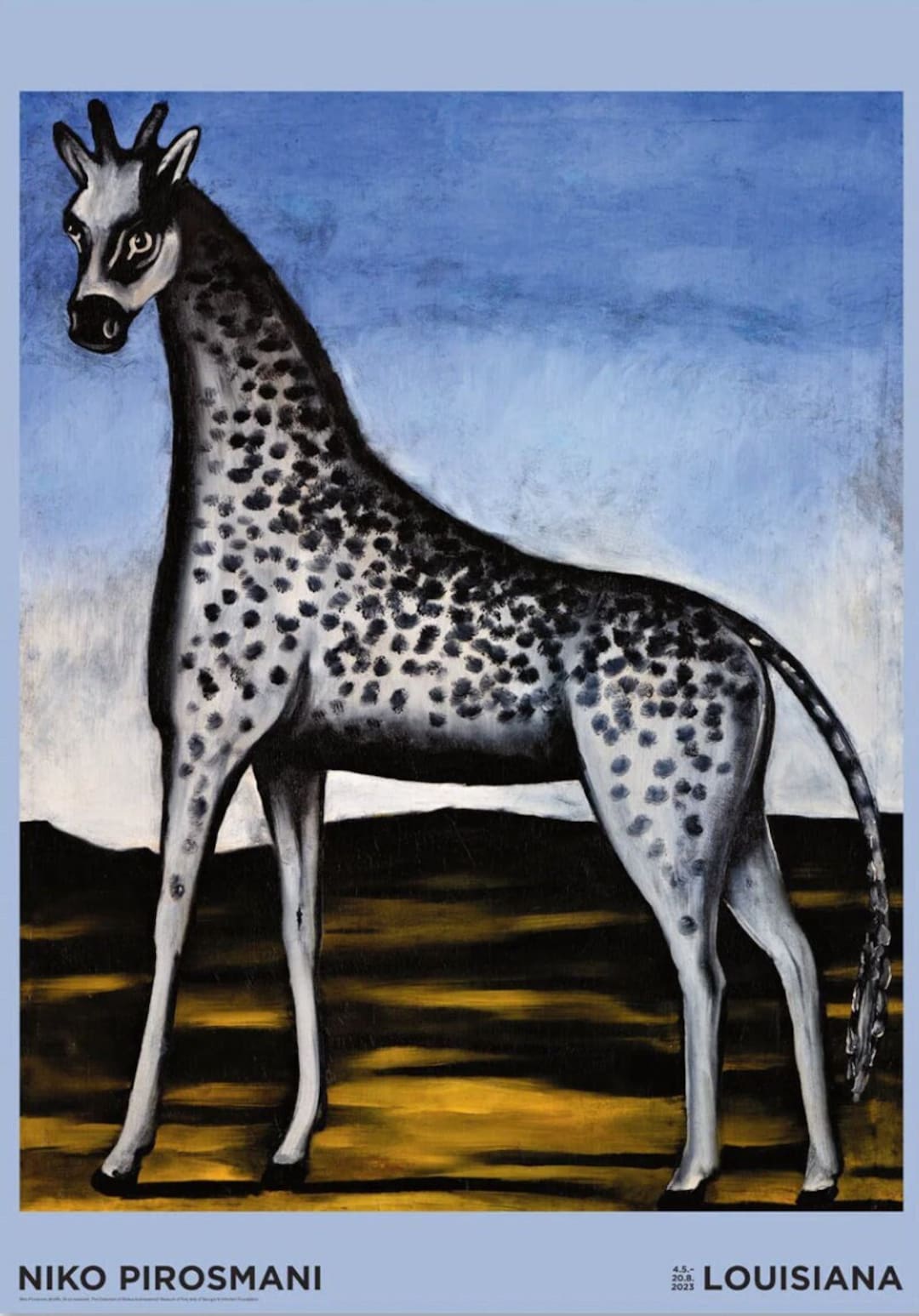 Niko Pirosmani, Giraffe, 1862-1918 - Original Exhibition Museum Poster ...