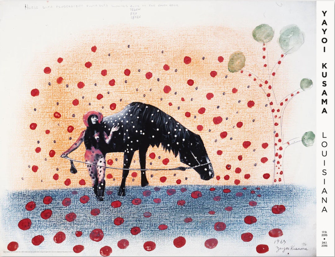 Yayoi Kusama, Self Obliteration No. 2 - Original Exhibition Poster - Etsy