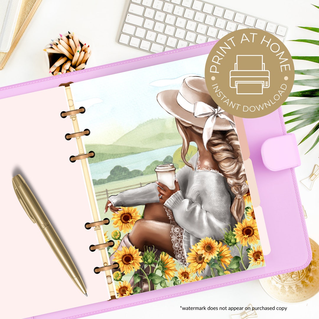 Fall Planner Dashboard Printable, Planner Dashboard for Happy Planner ...