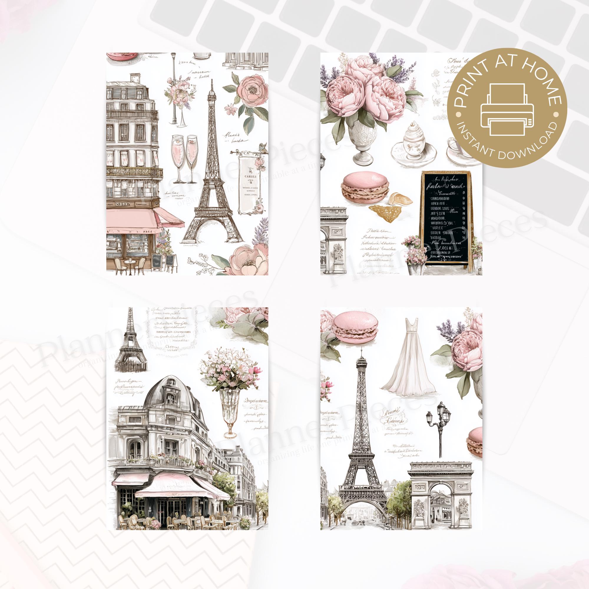 Paris Planner Dashboard Printable: Multiple Sizes (PDF Download) - Etsy