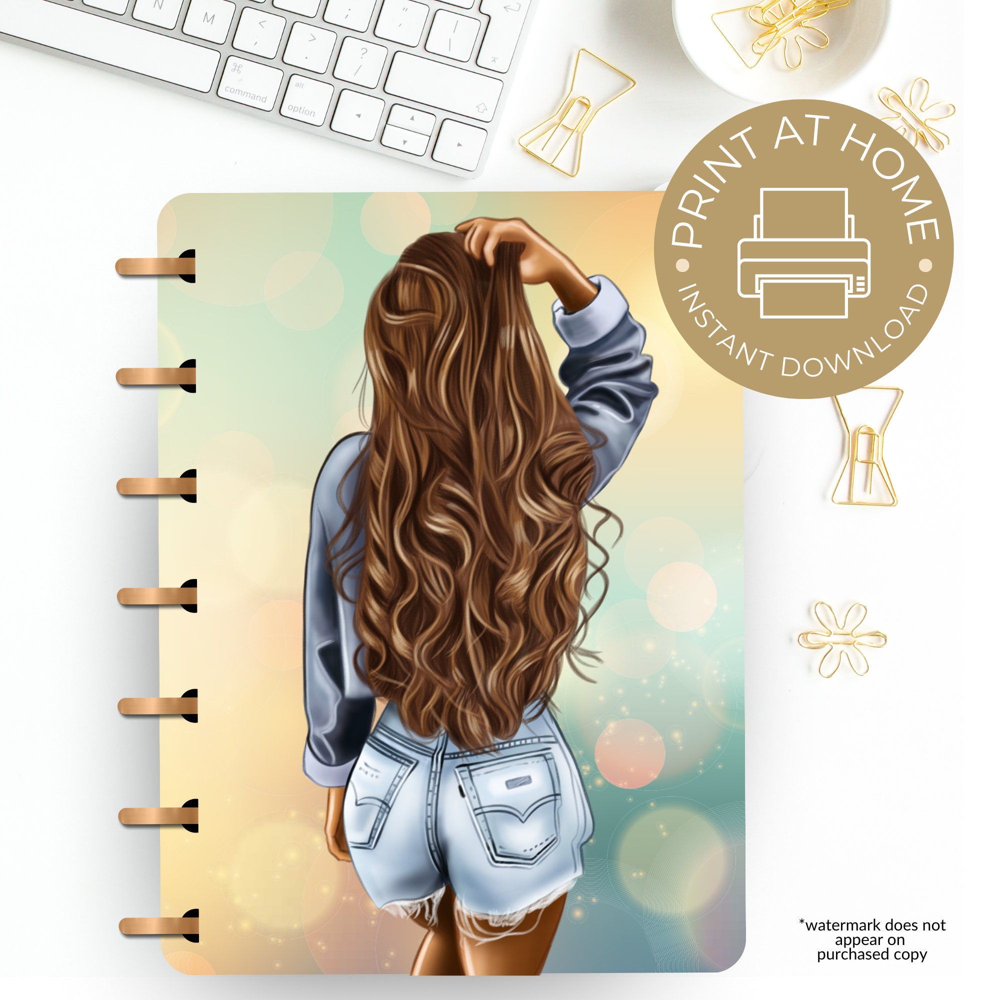 Fashion Planner Cover Printable, Planner Cover for Happy Planner ...