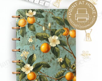 Autumn Fall Planner Cover Printable, Planner Cover for Happy Planner ...