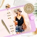 Summer Fashion Girl Planner Dashboard Printable, Planner Dashboard for ...