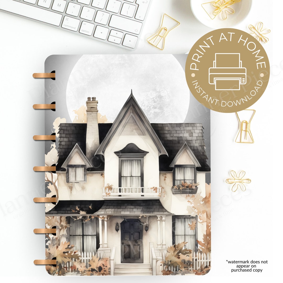 Autumn Planner Cover Printable, Planner Cover Happy Planner, Erin ...