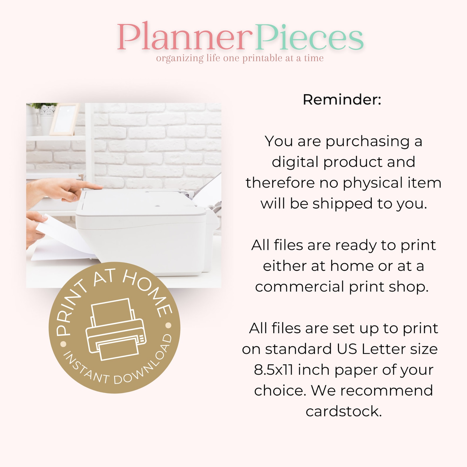 Summer Fashion Girl Planner Dashboard Printable, Planner Dashboard for ...