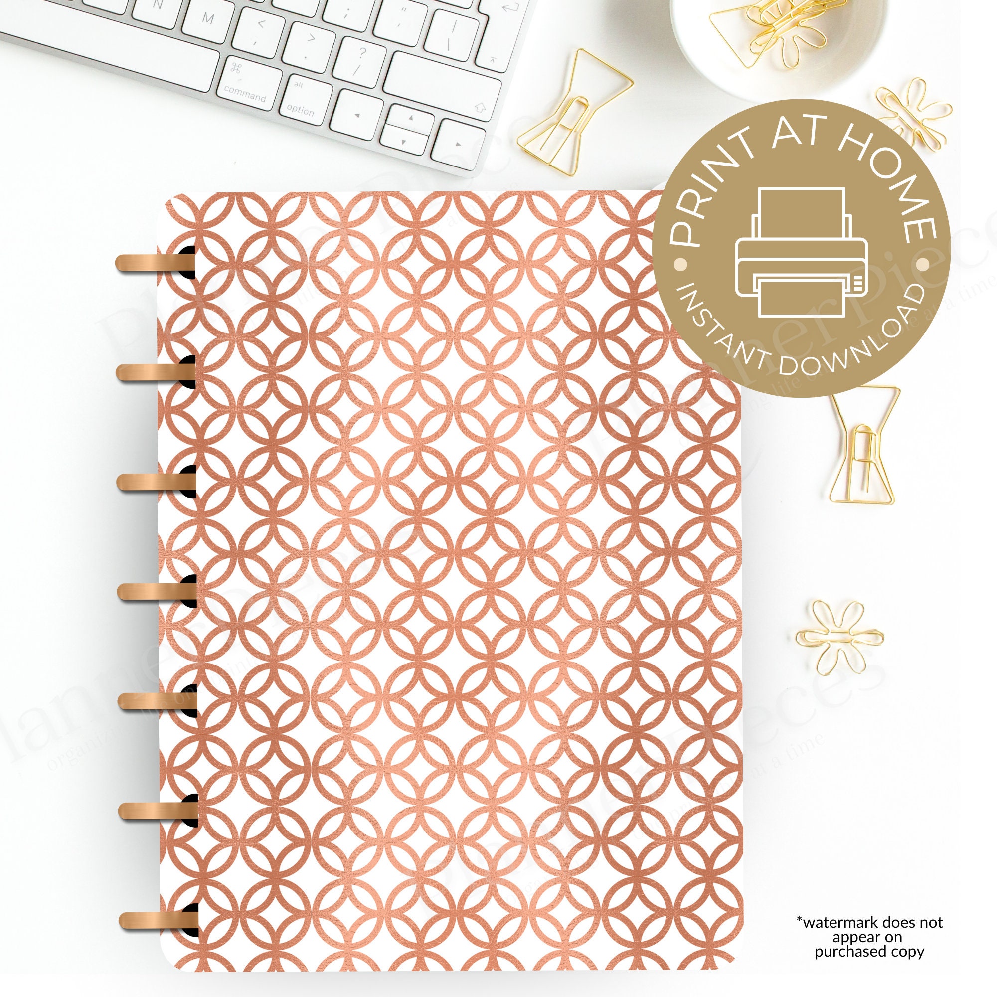 Printable Planner Cover, Planner Cover for Happy Planner, Erin Condren ...