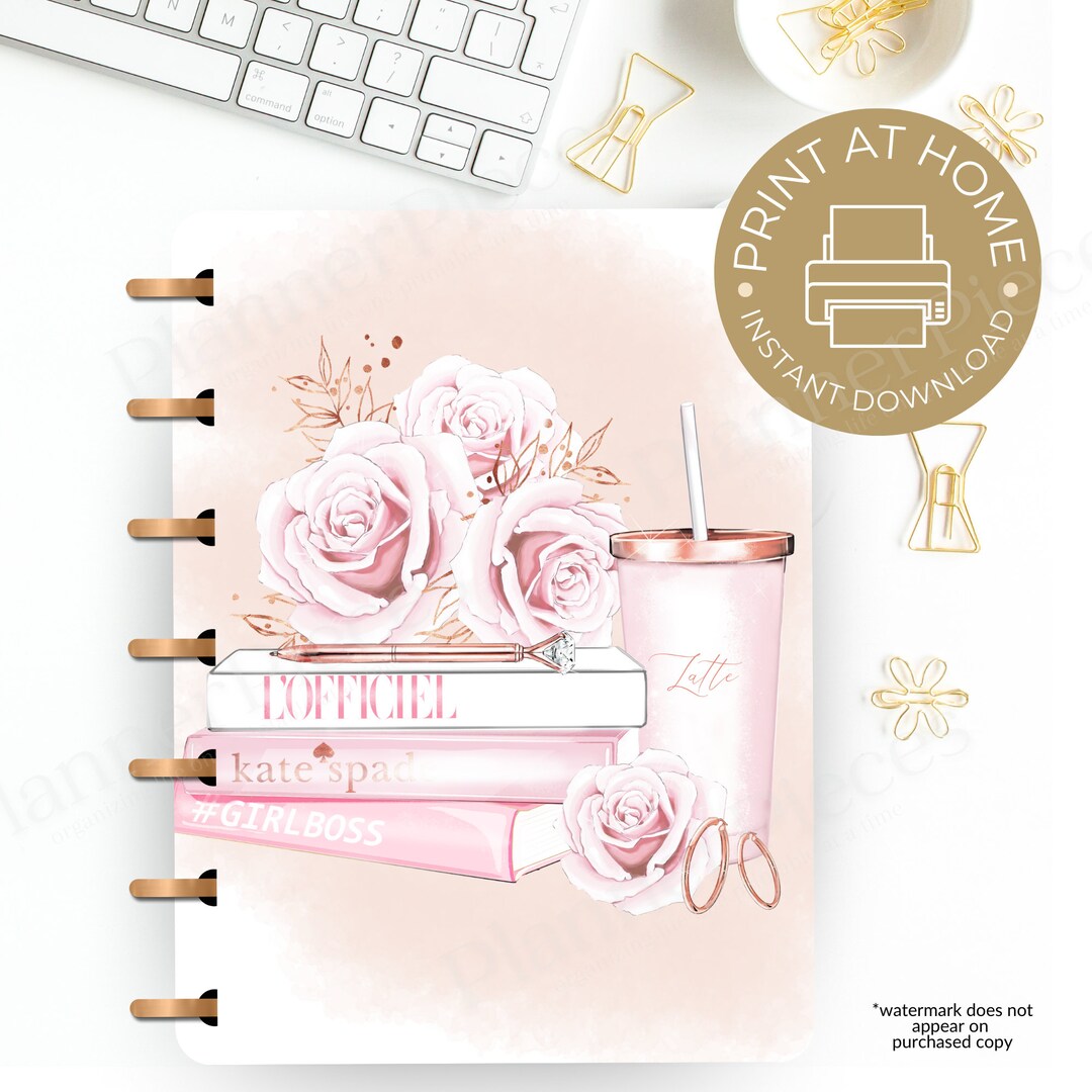 Fashion Planner Cover Printable, Planner Cover for Happy Planner, Erin ...