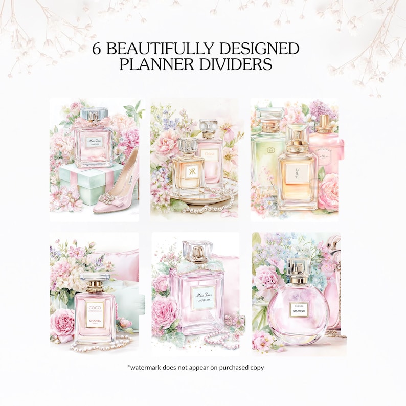 A5 Printable Planner Dividers | Elegant & Stylish Organization | Floral ...