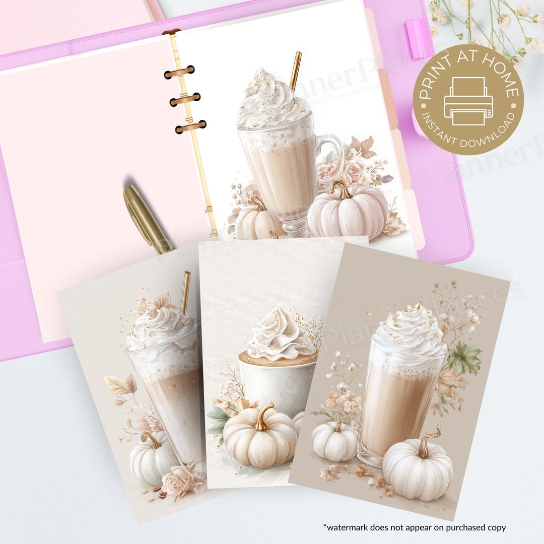 Coffee Planner Dashboard Printable: Multiple Sizes (PDF Download) - Etsy