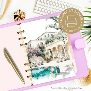 Vacation Resort Planner Dashboard Printable, Planner Dashboard for ...