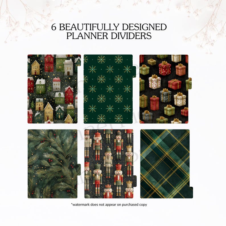 A5 Printable Planner Dividers | Elegant & Stylish Organization | Floral ...