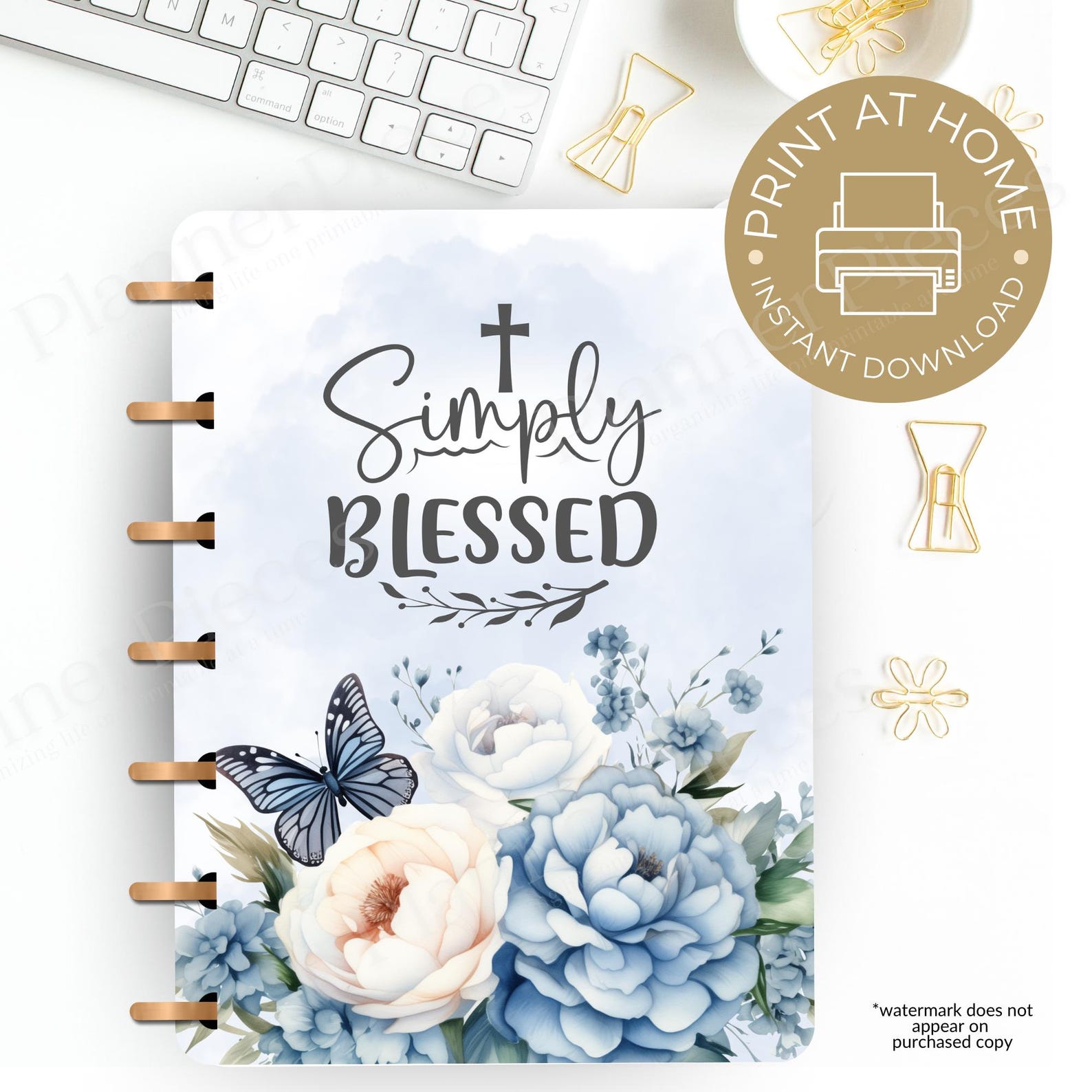Bible Verse Planner Cover: Scripture for Happy Planner & Erin Condren ...