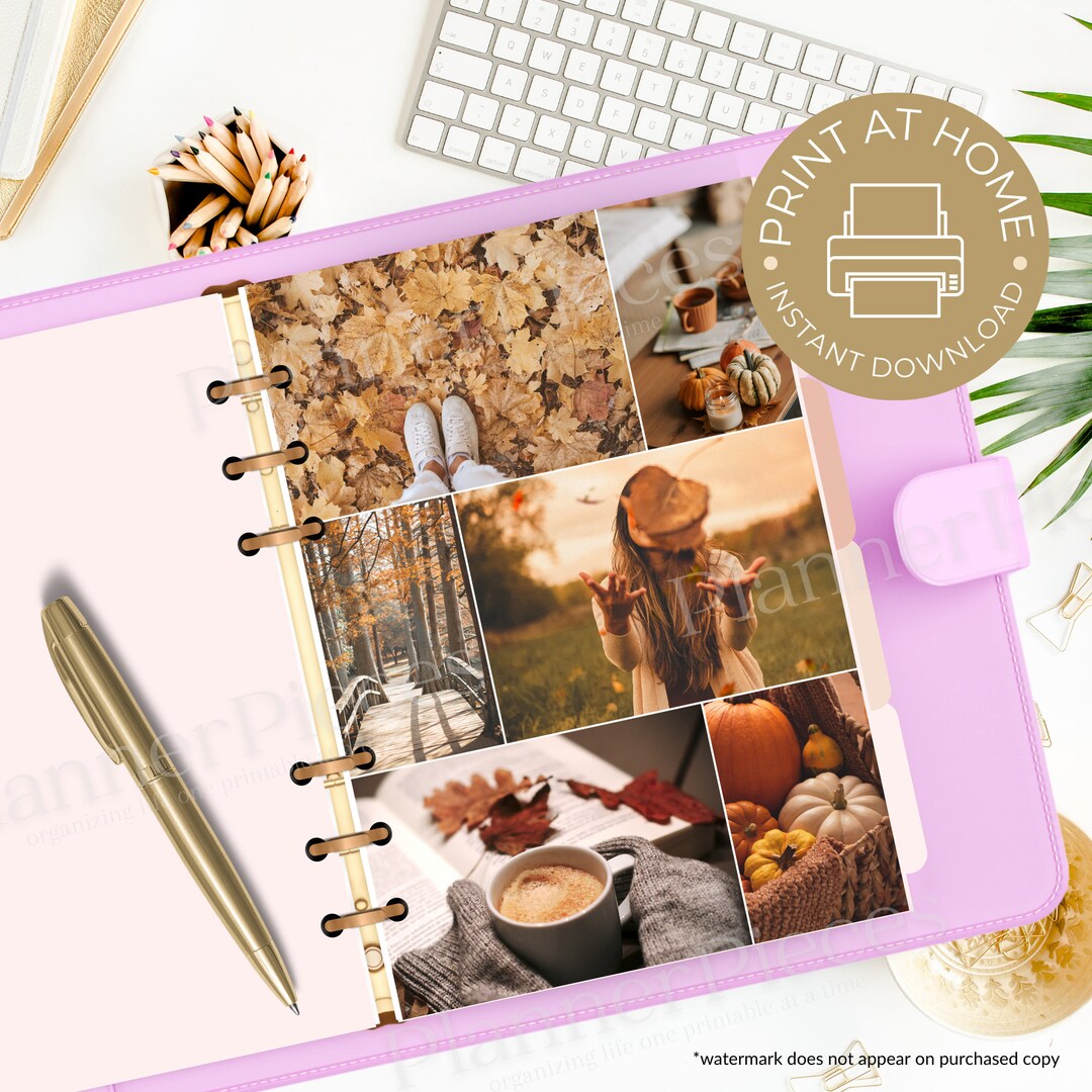 Autumn Cozy Fall Planner Dashboard Printable, Planner Printable, Happy ...