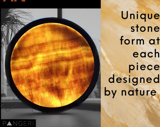 Triple Onyx Marble and Walnut Pendant Light Unique Bathroom Pendant ...