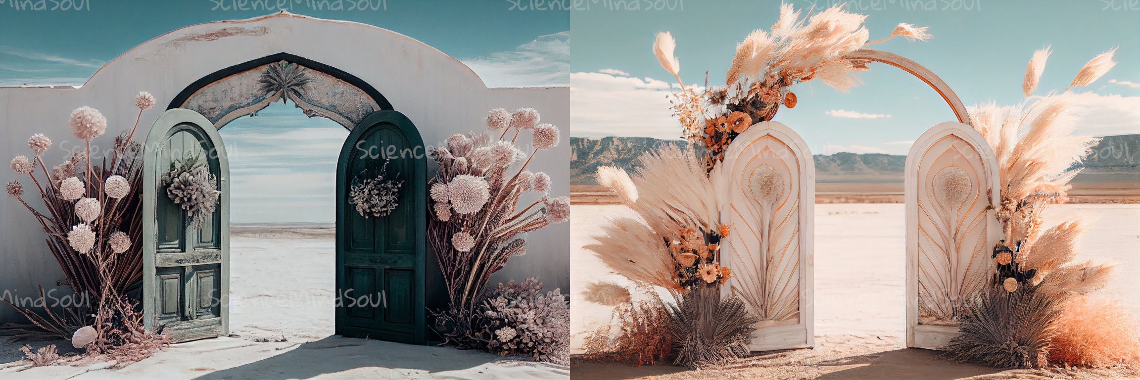 Outdoor Boho Doors Digital Backdrops Bohemian Studio - Etsy