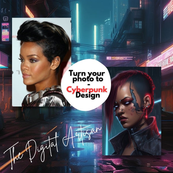 Cyberpunk Avatar - Etsy