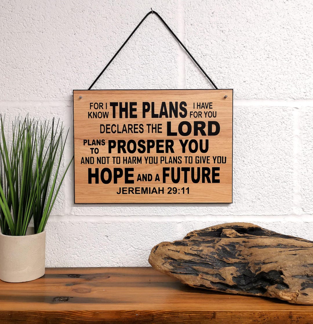 Compact Laminate Bible Verse Plaques, Christian Scripture Gift, Home ...