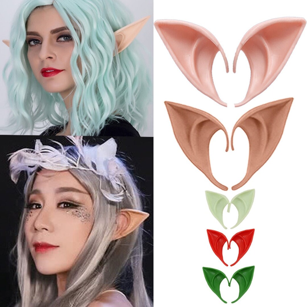 Elven Elf Ears False Ears Props Fairy Angel Dress up Cosplay Costume ...