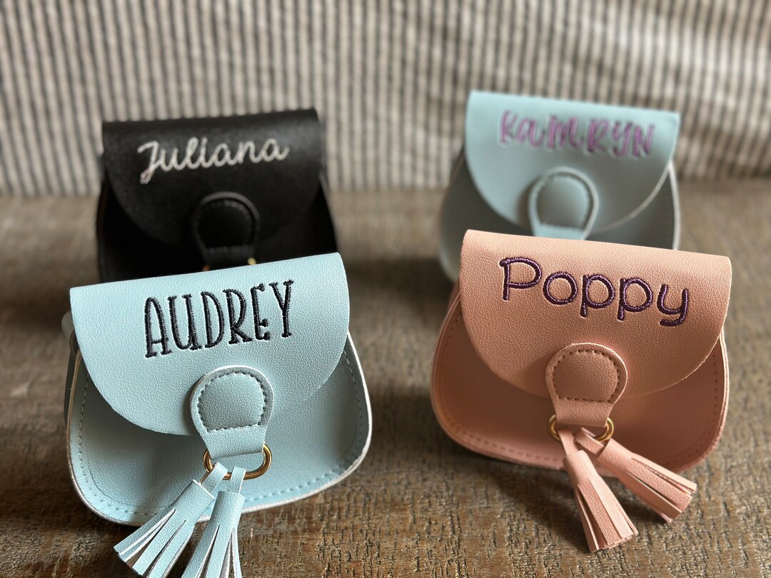Personalized Mini Crossbody Purse, Little Girl Purse With Name, Toddler ...
