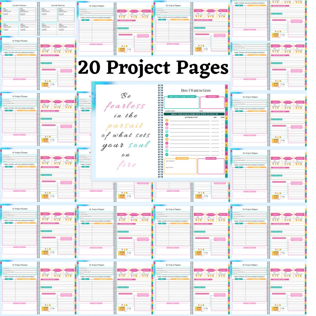 Sewing Project Organizer Digital Download for Goodnotes - Etsy