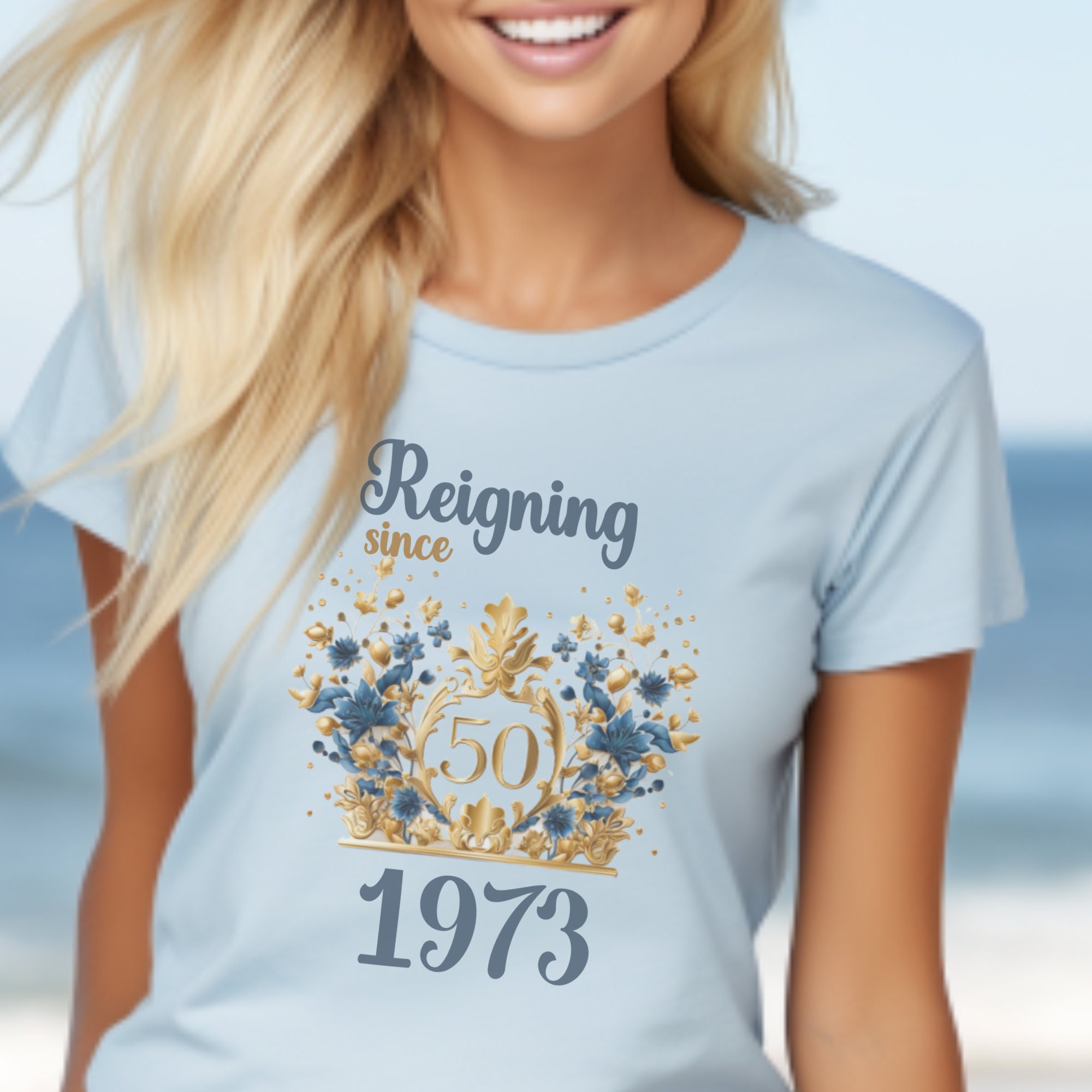 Reigning Since 1973 Birthday Shirt 50 Birthday Gift Shirt - Etsy UK